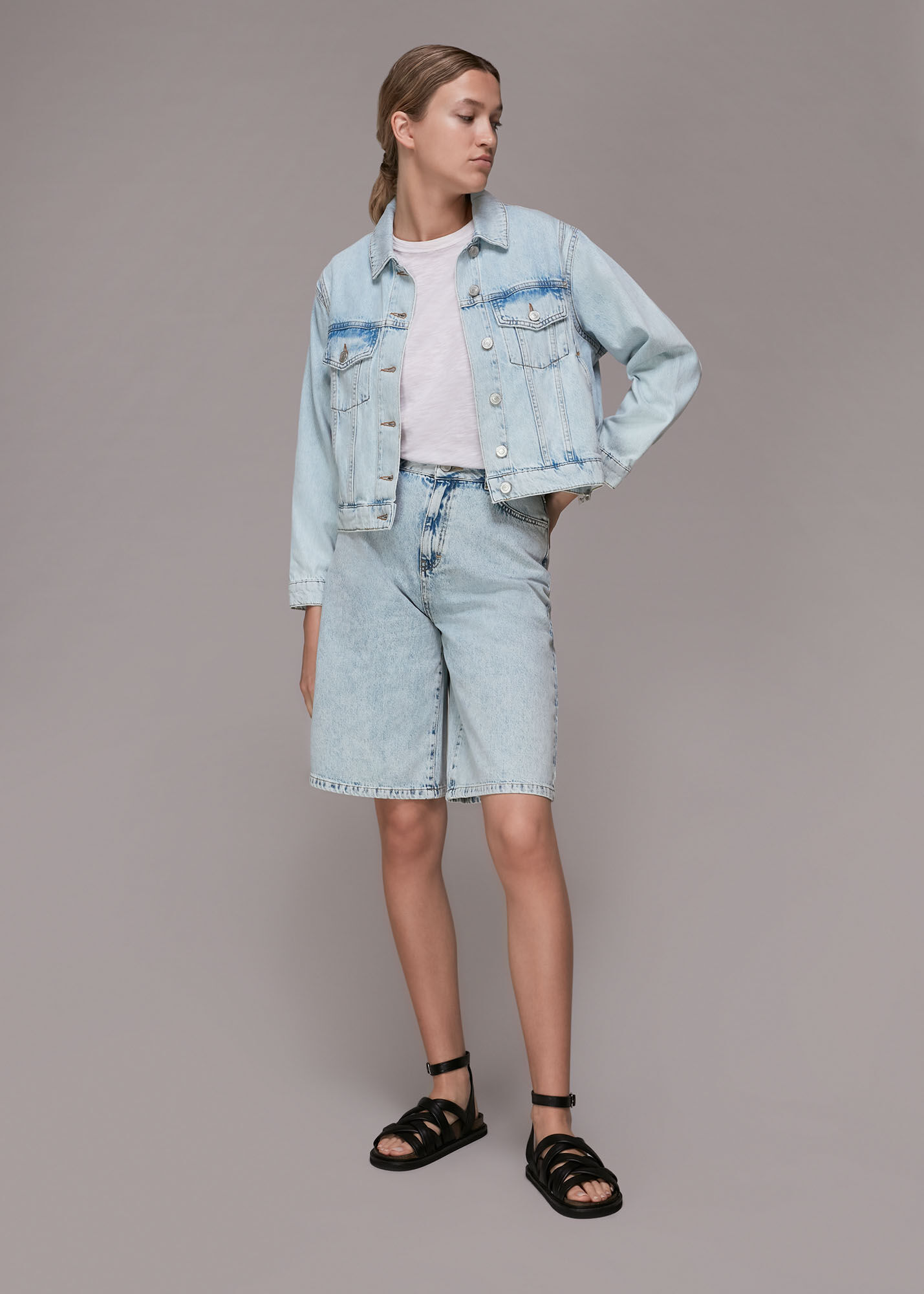 Denim Acid Wash Classic Denim Jacket | WHISTLES