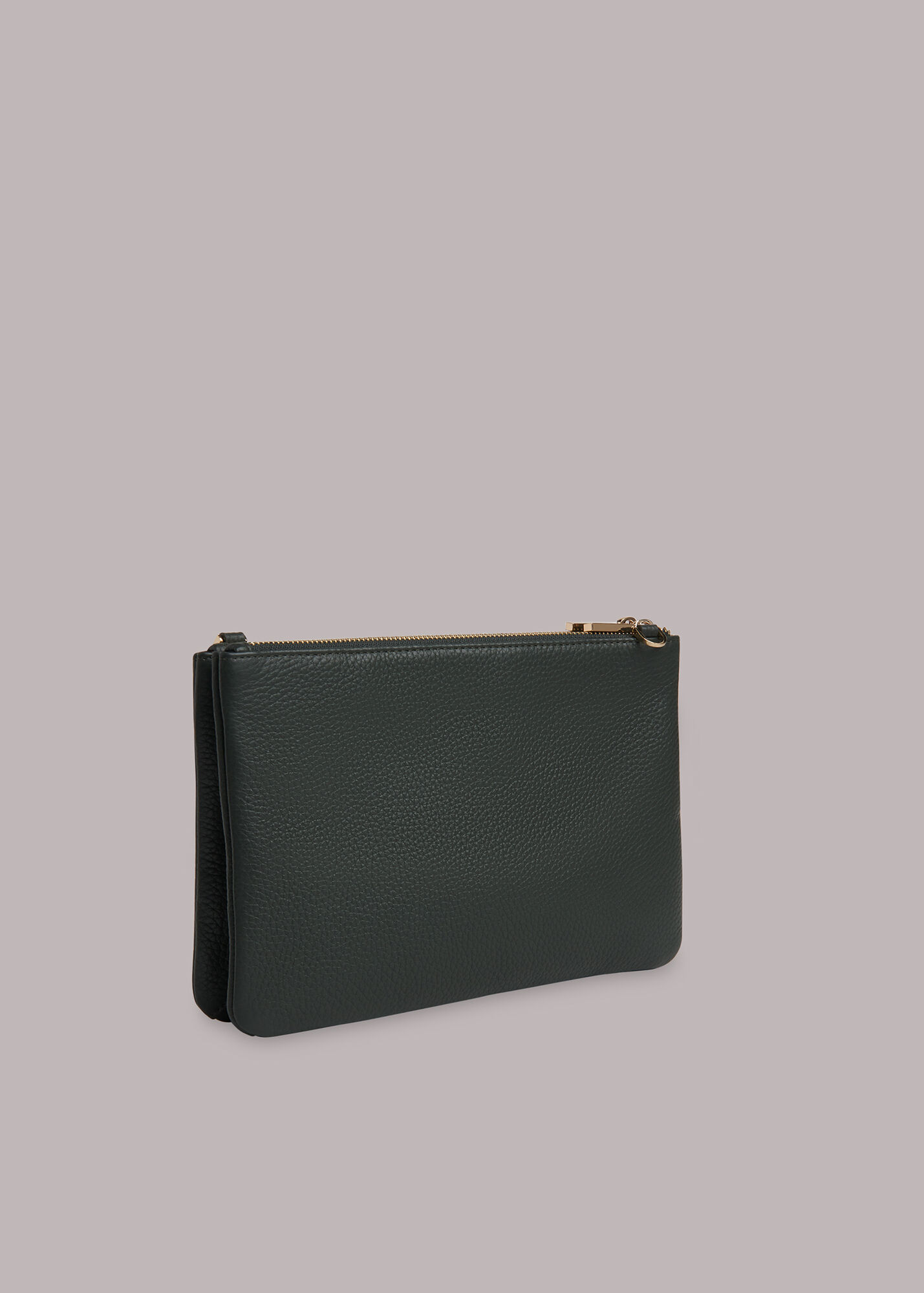 Green Coleta Double Pouch Bag | WHISTLES